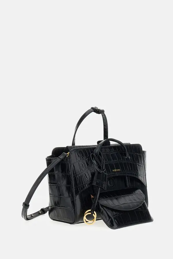 HIDESINS Flap Crossbody Bag M - Nero