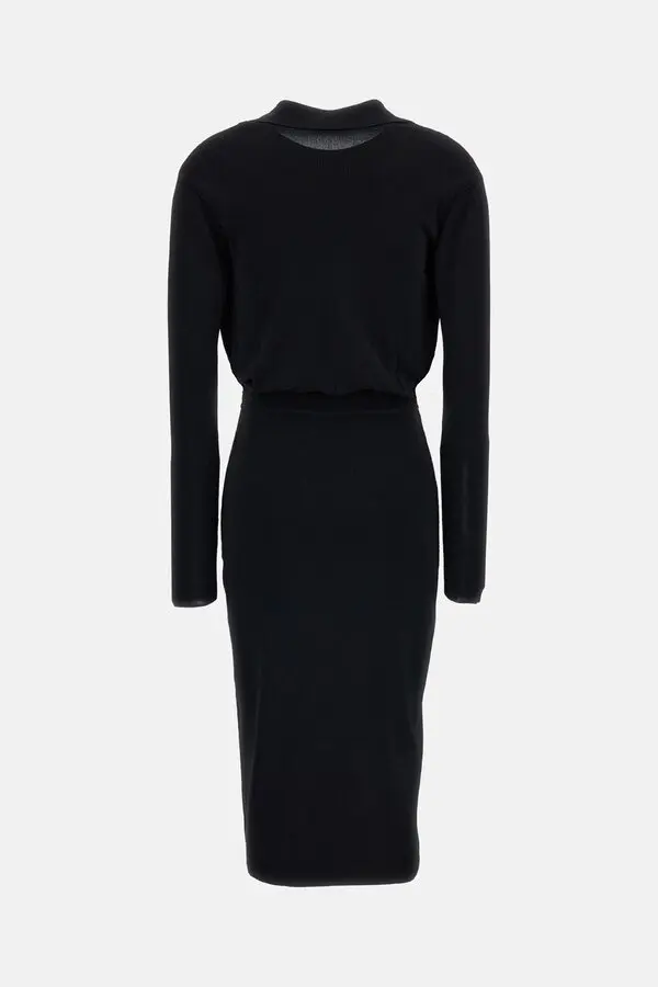 Elisabetta Franchi Knit Midi Dress