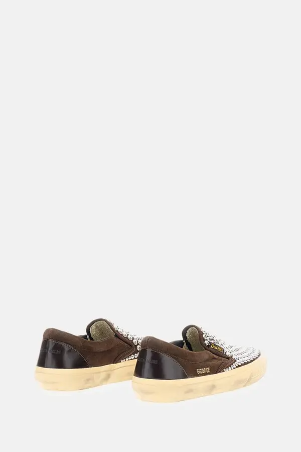 GOLDEN GOOSE Slip-on Sneakers With Studs