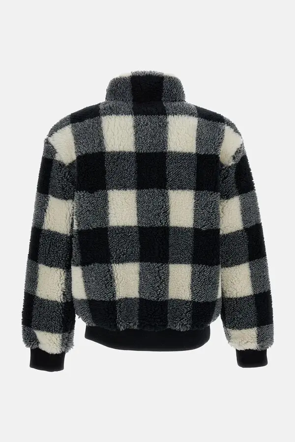Givenchy Plaid Fleece Bomber Jacket - Multicolore