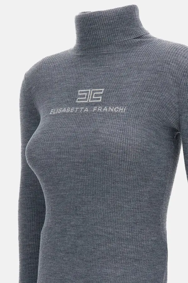 Elisabetta Franchi Ribbed-knit Sweater