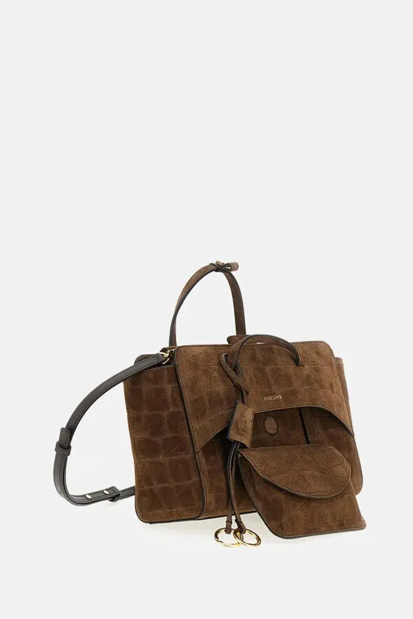 HIDESINS Suede Flap Crossbody Bag M
