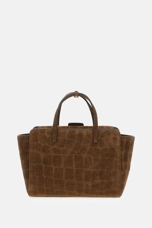 HIDESINS Suede Flap Crossbody Bag M