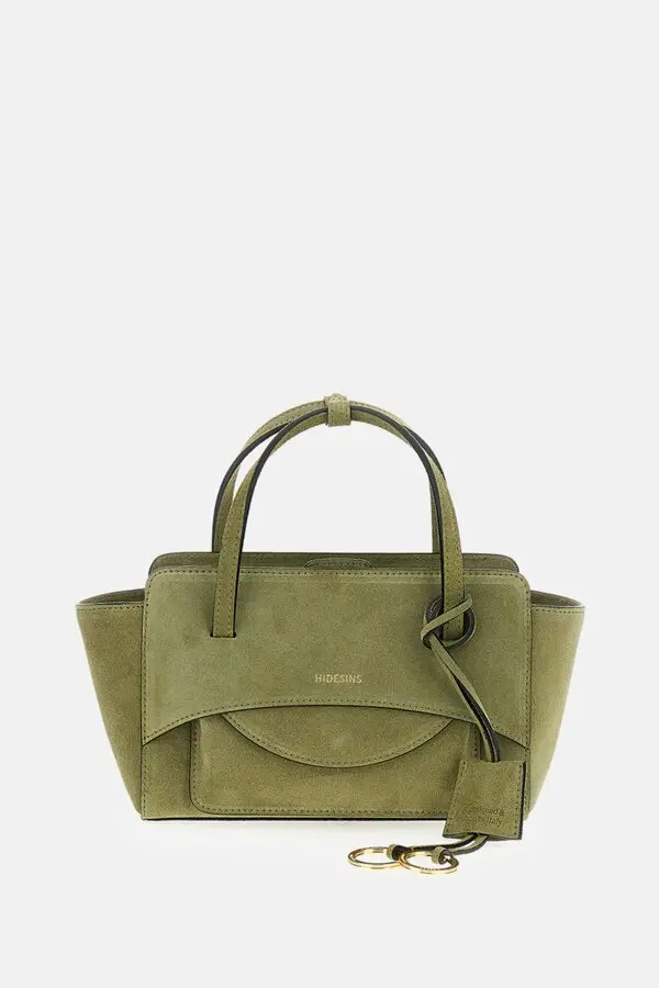 HIDESINS Suede Flap Crossbody Bag S