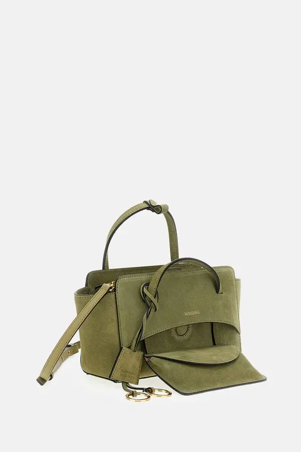 HIDESINS Suede Flap Crossbody Bag S