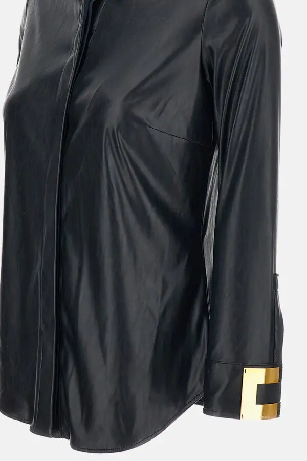 Elisabetta Franchi Shirt In Eco-leather