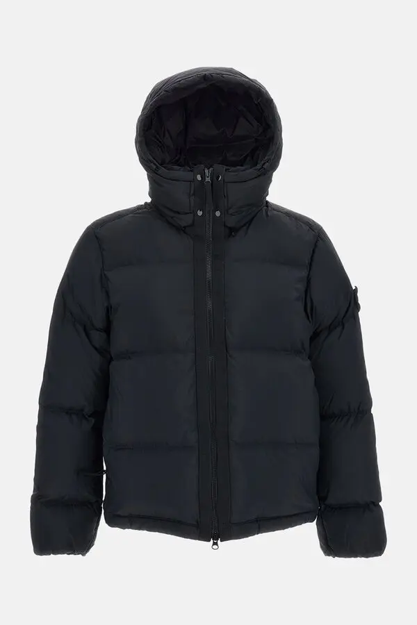 Stone Island Matte Ripstop Down Puffer Cordura - Black