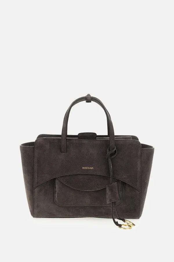 HIDESINS Suede Flap Crossbody Bag M