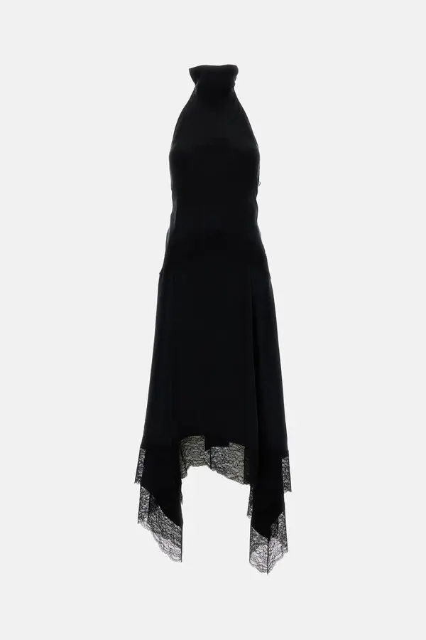 Andamane Tish Lingerie Maxi Dress - Black