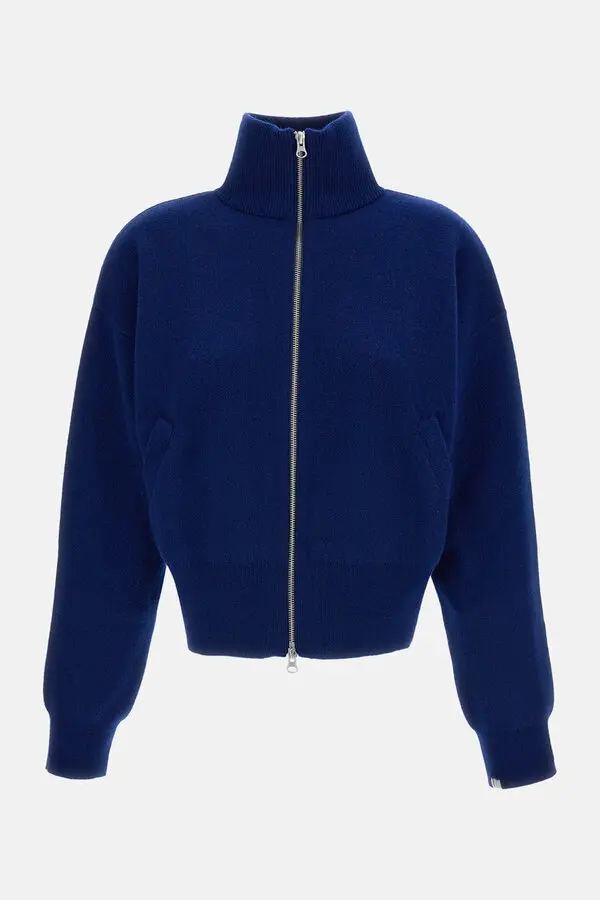 Extreme Cashmere Zip Cardigan - Blu