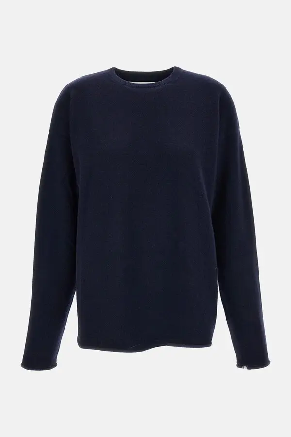 Extreme Cashmere N.493 Oversize Crew Neck Sweater Paolo - Blu