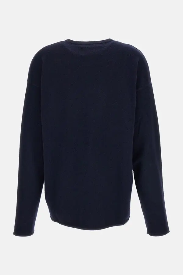 Extreme Cashmere N.493 Oversize Crew Neck Sweater Paolo - Blu