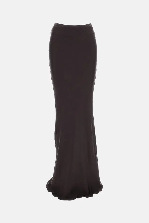 Andamane Nemesia Long Mermaid Skirt - Brown