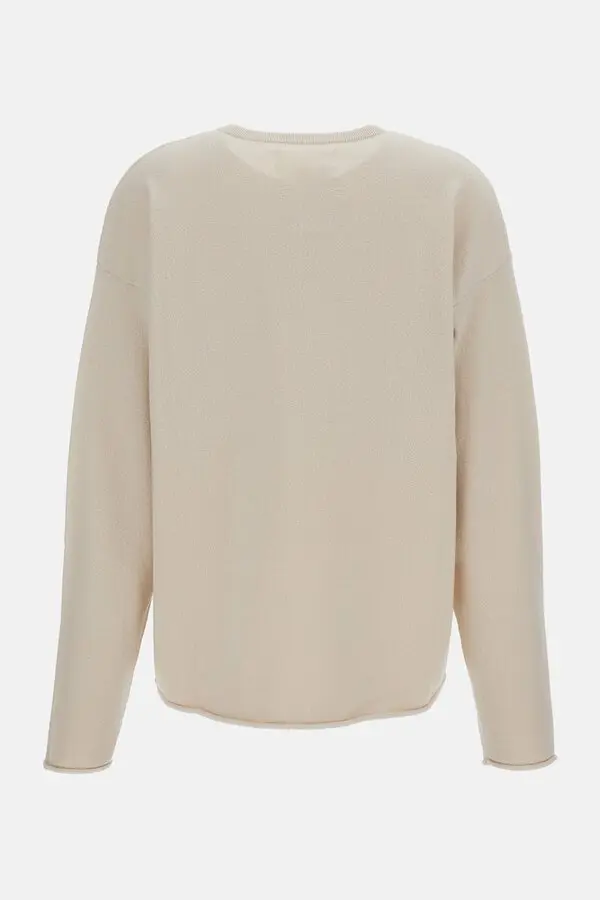 Extreme Cashmere N.493 Oversize Crew-neck Sweater - Beige