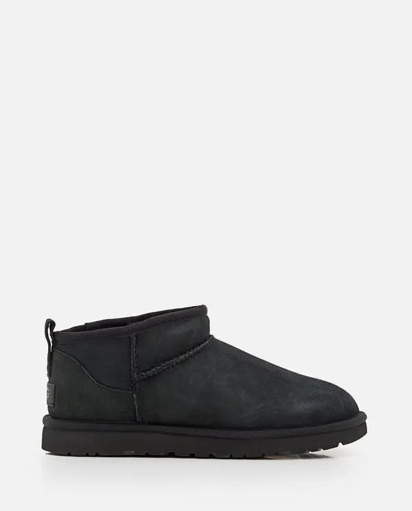 UGG Ultra Mini Classic Ankle Boots - Black