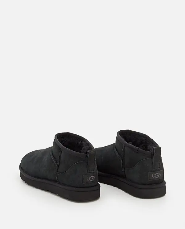 UGG Ultra Mini Classic Ankle Boots - Black