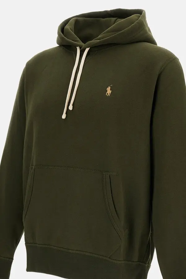 Polo Ralph Lauren Felpa Con Cappuccio Lspohood M2 - Verde