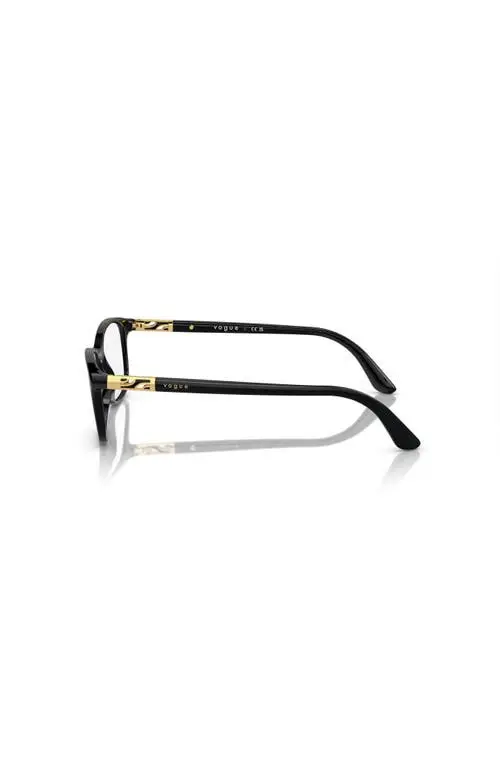 VOGUE EYEWEAR 53mm Rectangle Optical Glasses