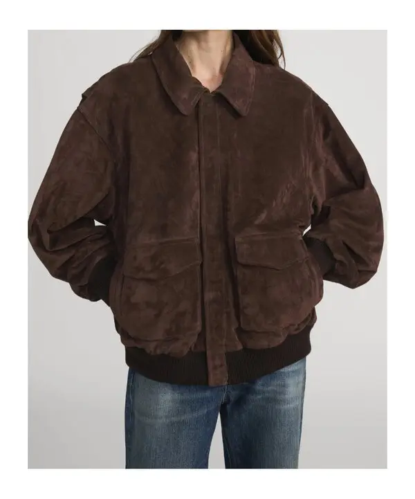FRAME Long-sleeved Leather Jacket
