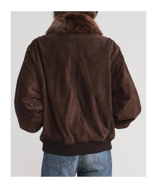 FRAME Long-sleeved Leather Jacket