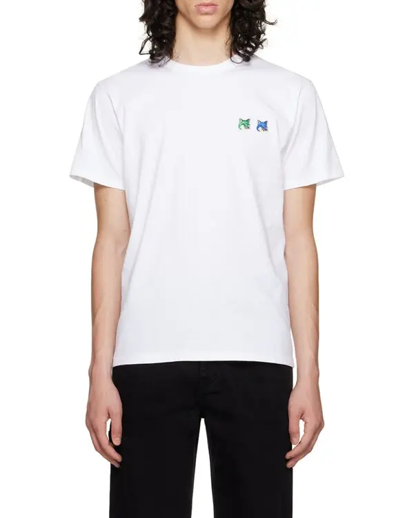 Maison Kitsuné Chest Logo-patch Detail T-shirt