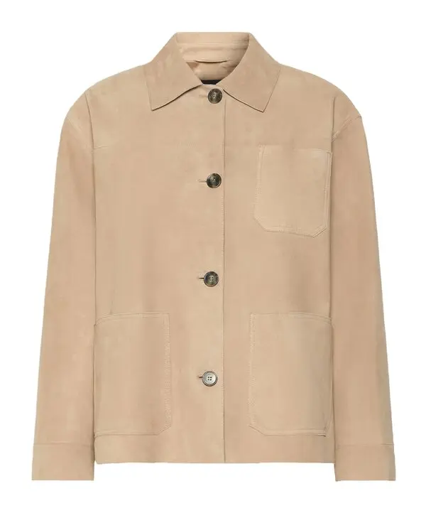 Max Mara Long Sleeve Leather Jacket