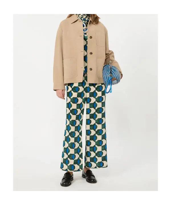 Max Mara Long Sleeve Leather Jacket