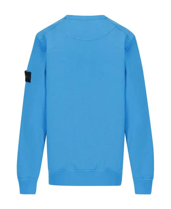 Stone Island Cotton Crewneck Sweatshirt With Compass Logo