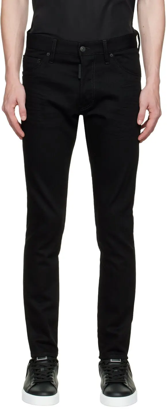 Dsquared2 Logo-patch Slim-fit Jeans