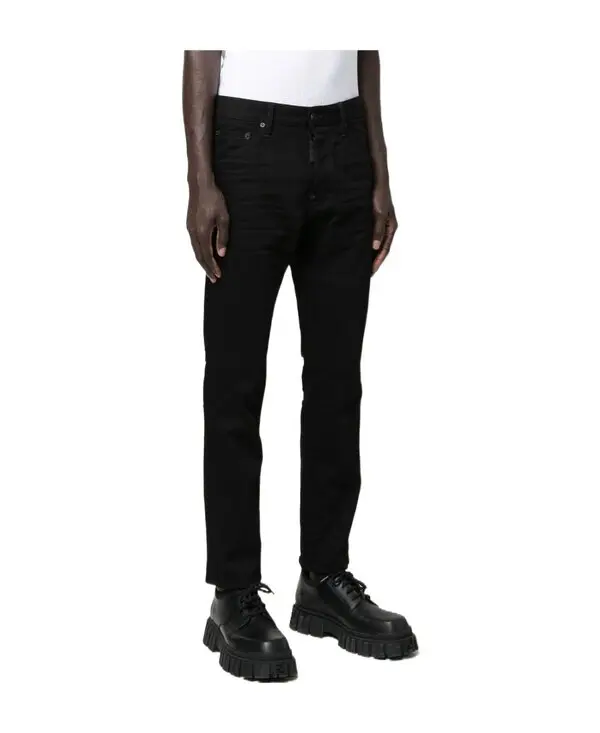 Dsquared2 Logo-patch Slim-fit Jeans