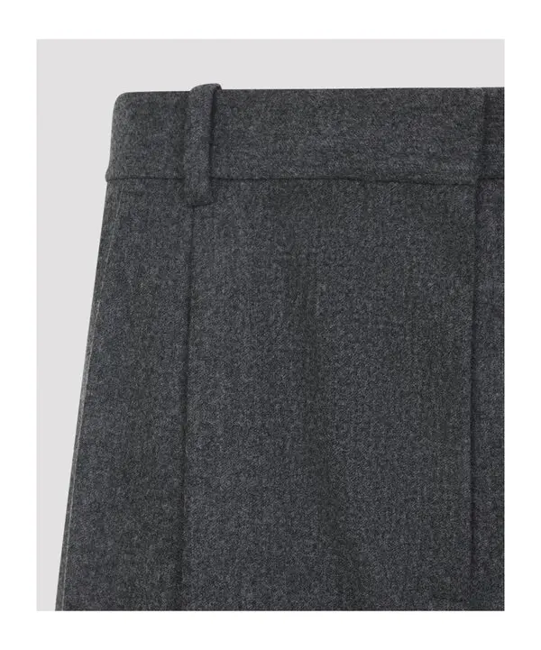Khaite Pleated Straight-leg Trousers