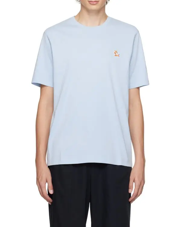 Maison Kitsuné Fox Patch Crewneck T-shirt