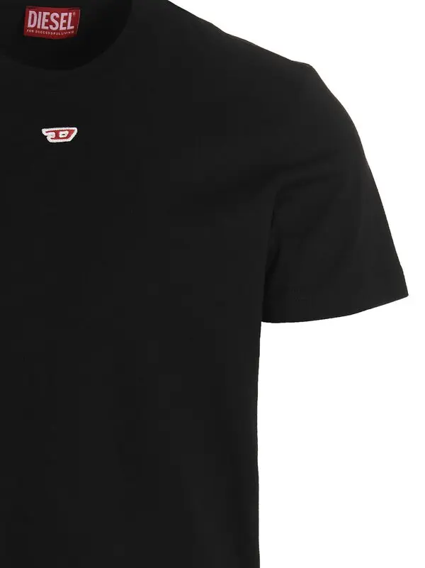 DIESEL® T-diegor-d Logo-patch Crewneck T-shirt