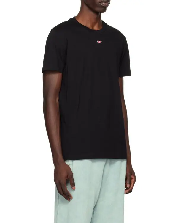 DIESEL® T-diegor-d Logo-patch Crewneck T-shirt