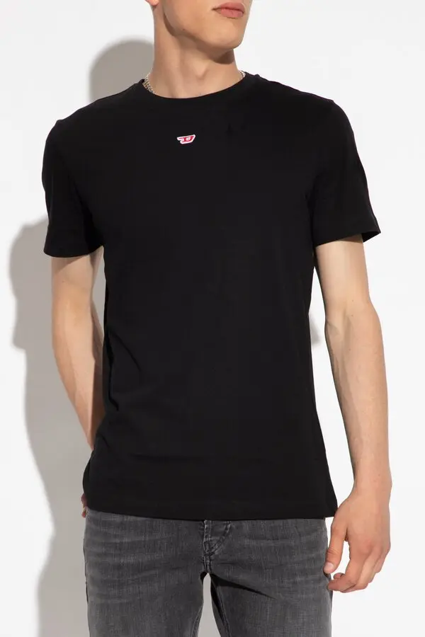 DIESEL® T-diegor-d Logo-patch Crewneck T-shirt