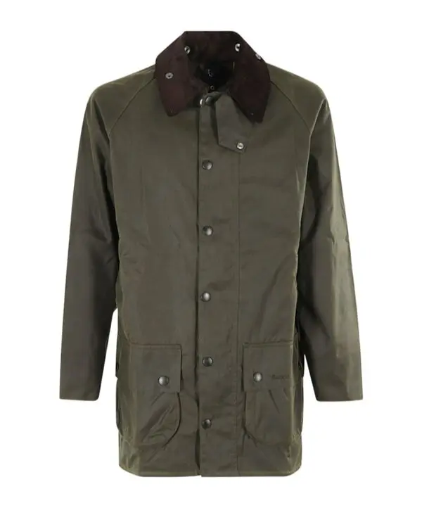 Barbour Press-stud Fastened Straight Hem Coat - Black