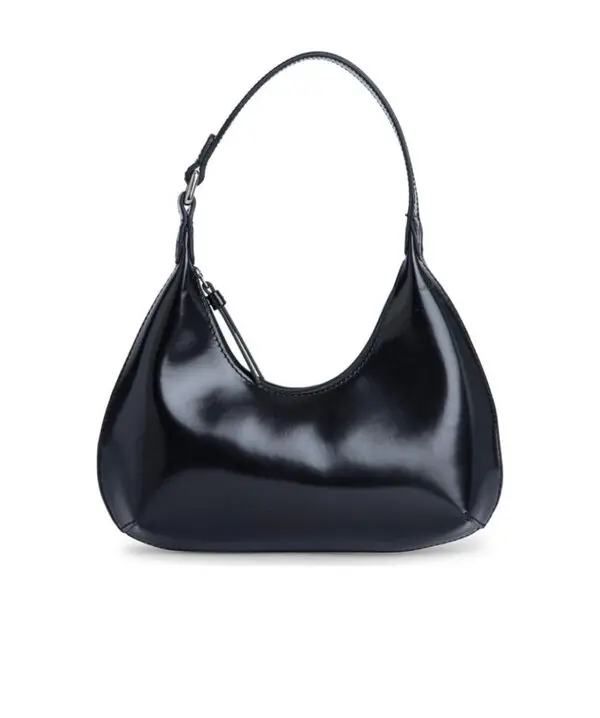 By Far Logo Shoulder Bag - Black