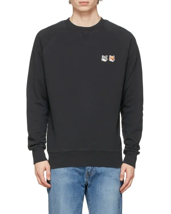 Maison Kitsuné Double Fox Head Patch Sweatshirt