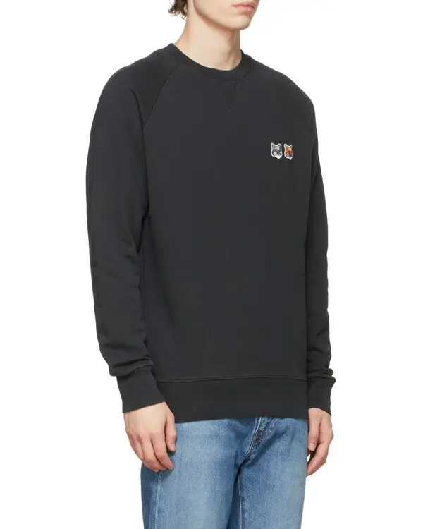 Maison Kitsuné Double Fox Head Patch Sweatshirt
