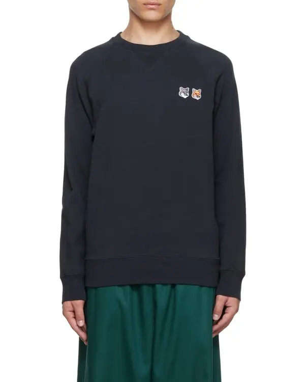 Maison Kitsuné Double Fox Head Patch Sweatshirt