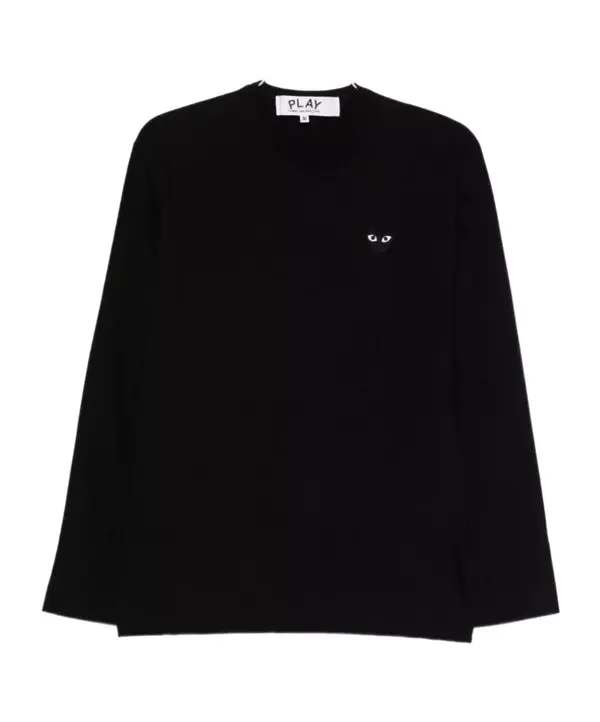 Play Comme Des Garcon Heart-patch T-shirt