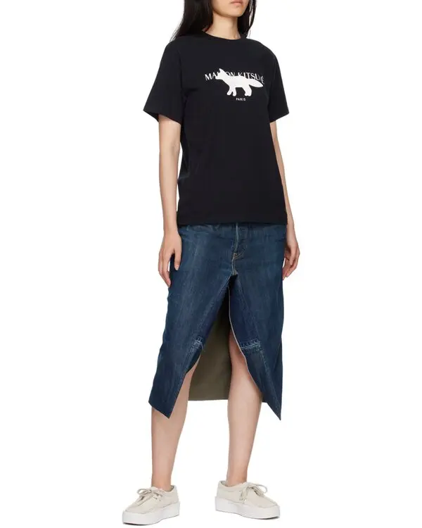 Maison Kitsuné Profile Logo-print T-shirt