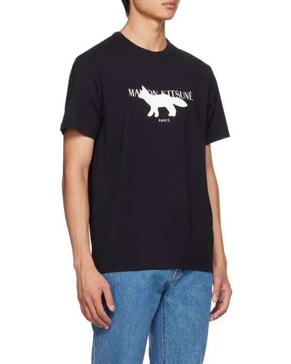 Maison Kitsuné Profile Logo-print T-shirt