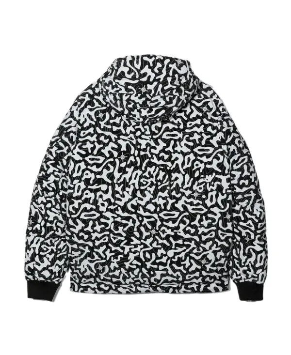 Stone Island Reflective Camouflaged Hooded Jacket