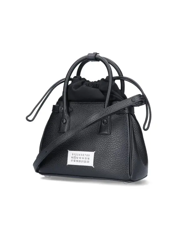 MAISON MARGIELA 5ac Logo Patch Small Drawstring Tote Bag
