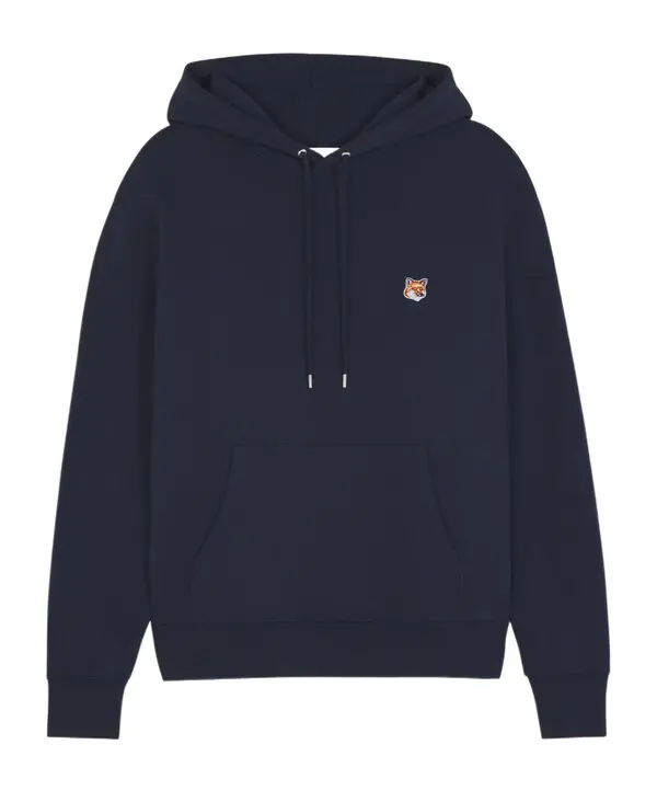 Maison Kitsuné Fox Head Patch Hoodie - Black