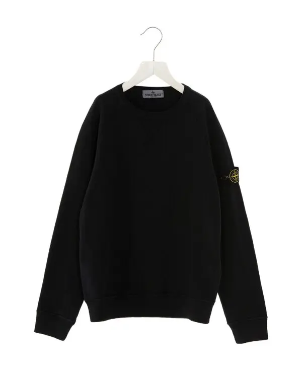 Stone Island Logo Badge Sweatshirt