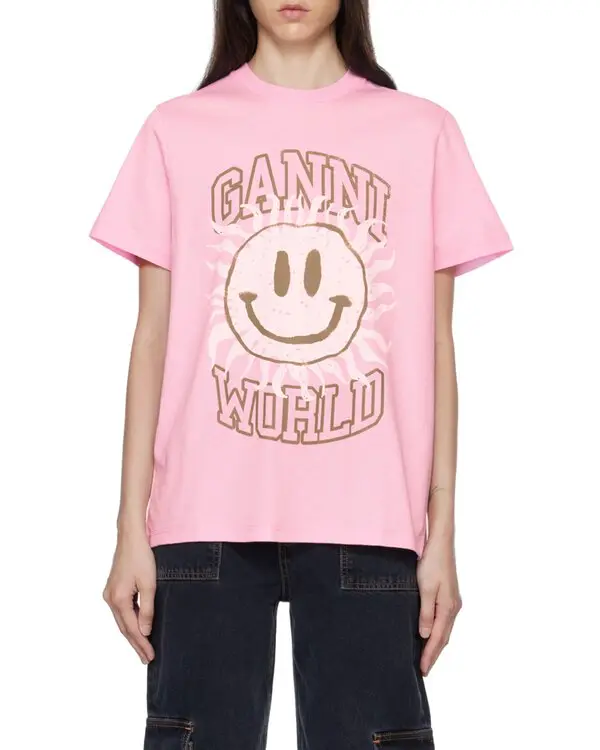 GANNI Smiley T-shirt