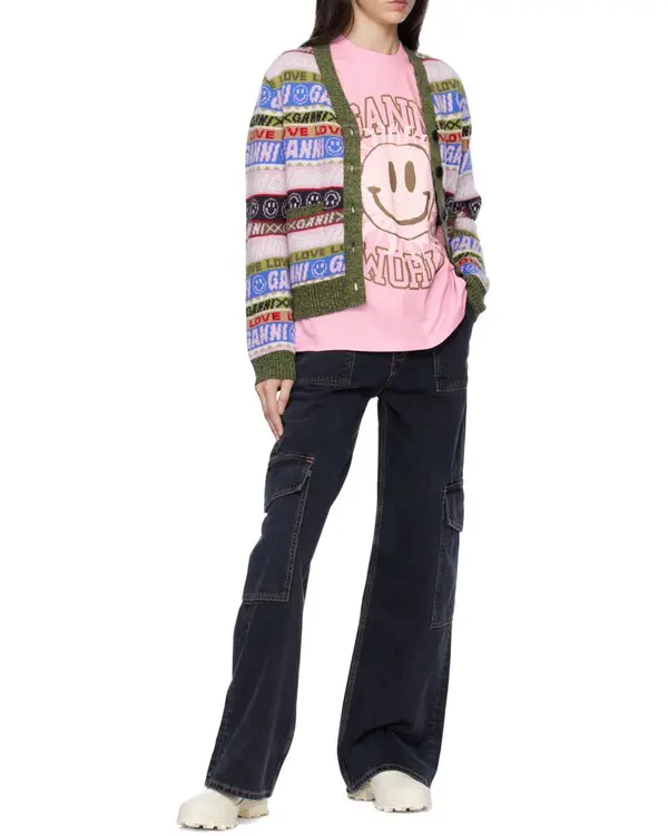 GANNI Smiley T-shirt