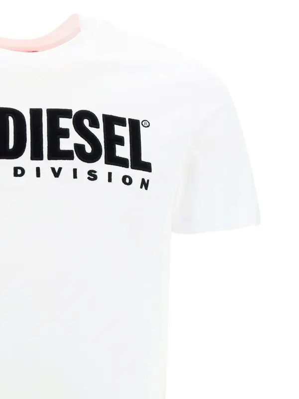 DIESEL® Logo Detailed Crewneck T-shirt